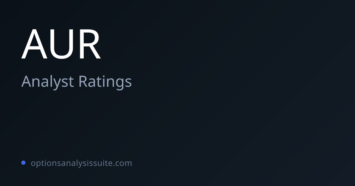 AUR Stock Analyst Ratings | OAS