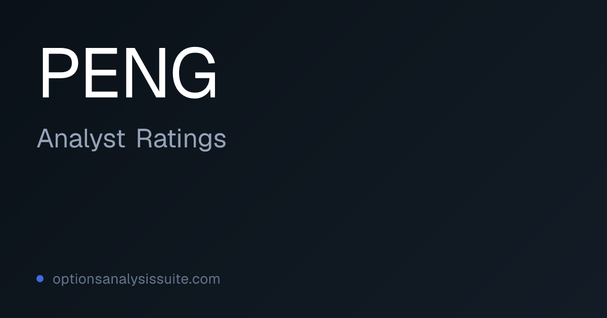 PENG Stock Analyst Ratings | OAS