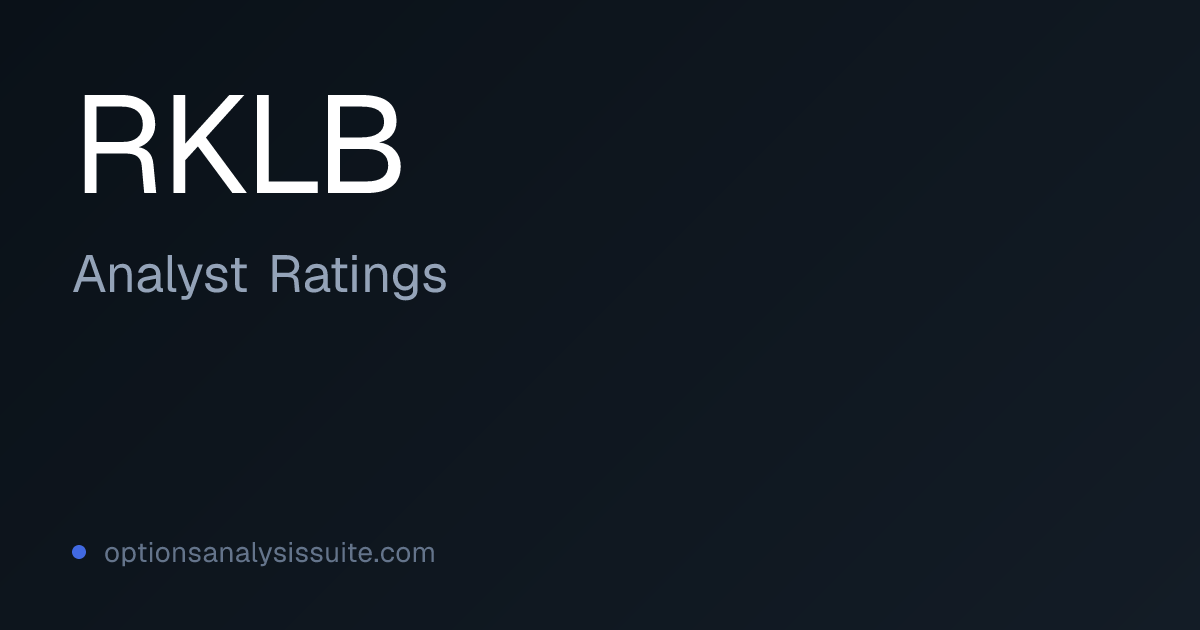RKLB Stock Analyst Ratings | OAS