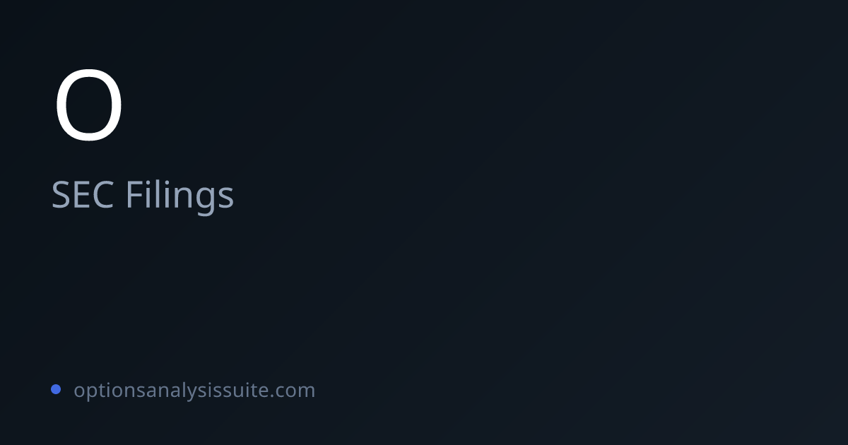 O Stock SEC Filings | OAS