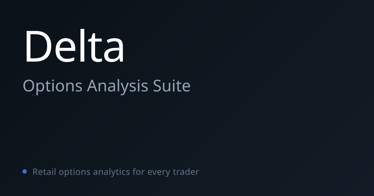 What Is Delta? Options Greek Formula & Calculator | OAS