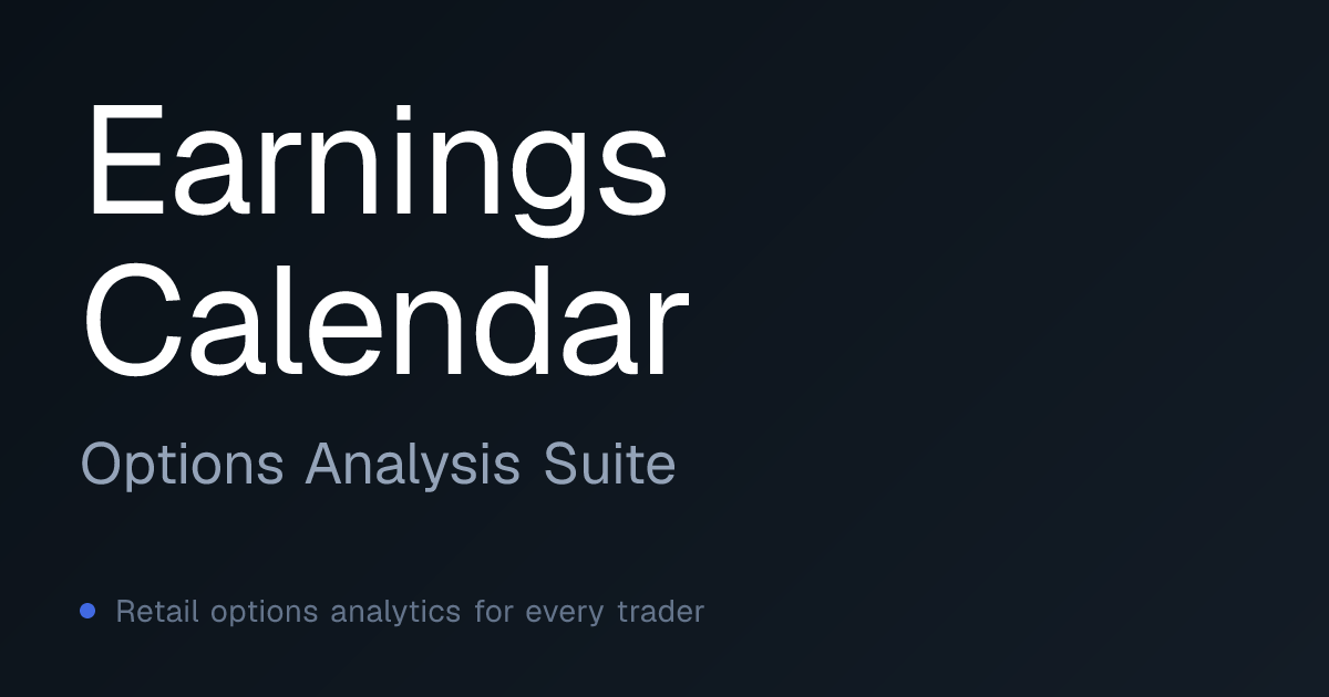 Earnings Calendar: Next 2 Weeks of Upcoming Reports | OAS