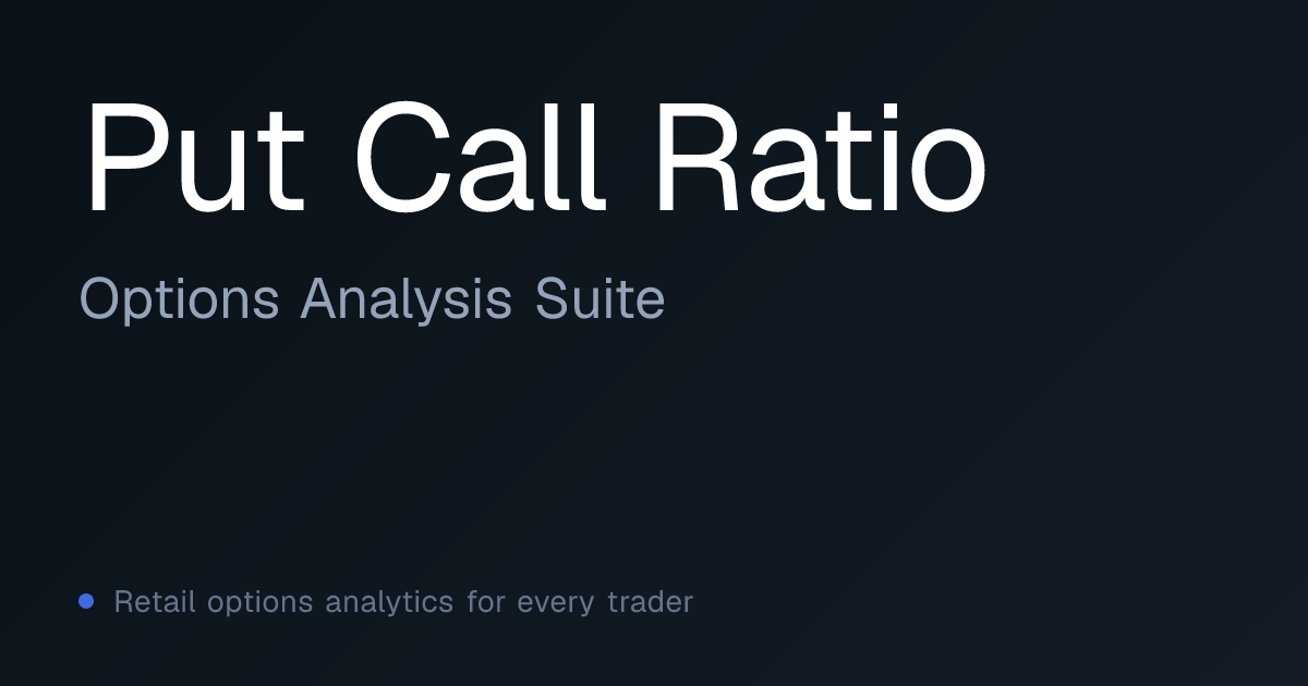Put-Call Ratio: Definition, Calculation & Interpretation | OAS